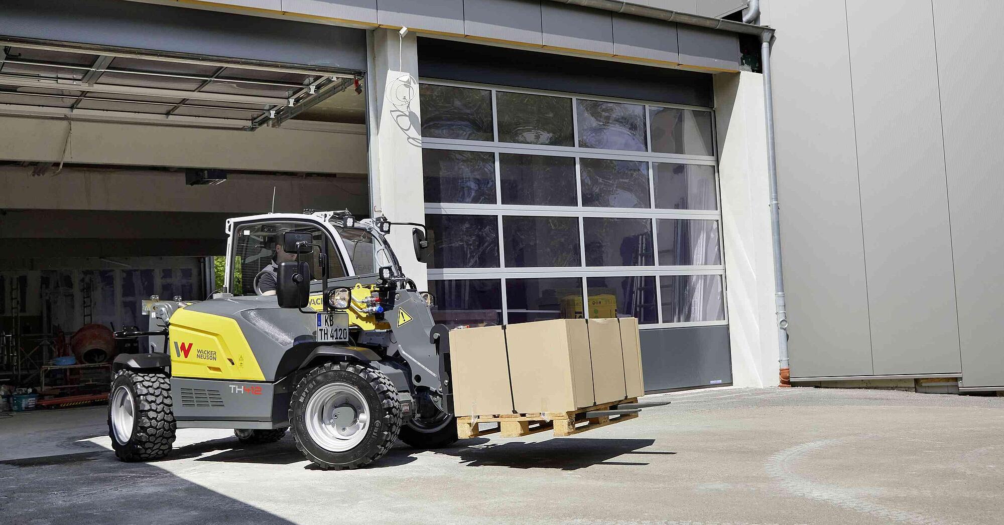Wacker Neuson : Chariot télescopique Utilisation | Wacker Neuson